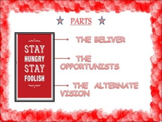 BOOK REVIEW OF STAY HUNGRY STAY FOOLISH | PPTX