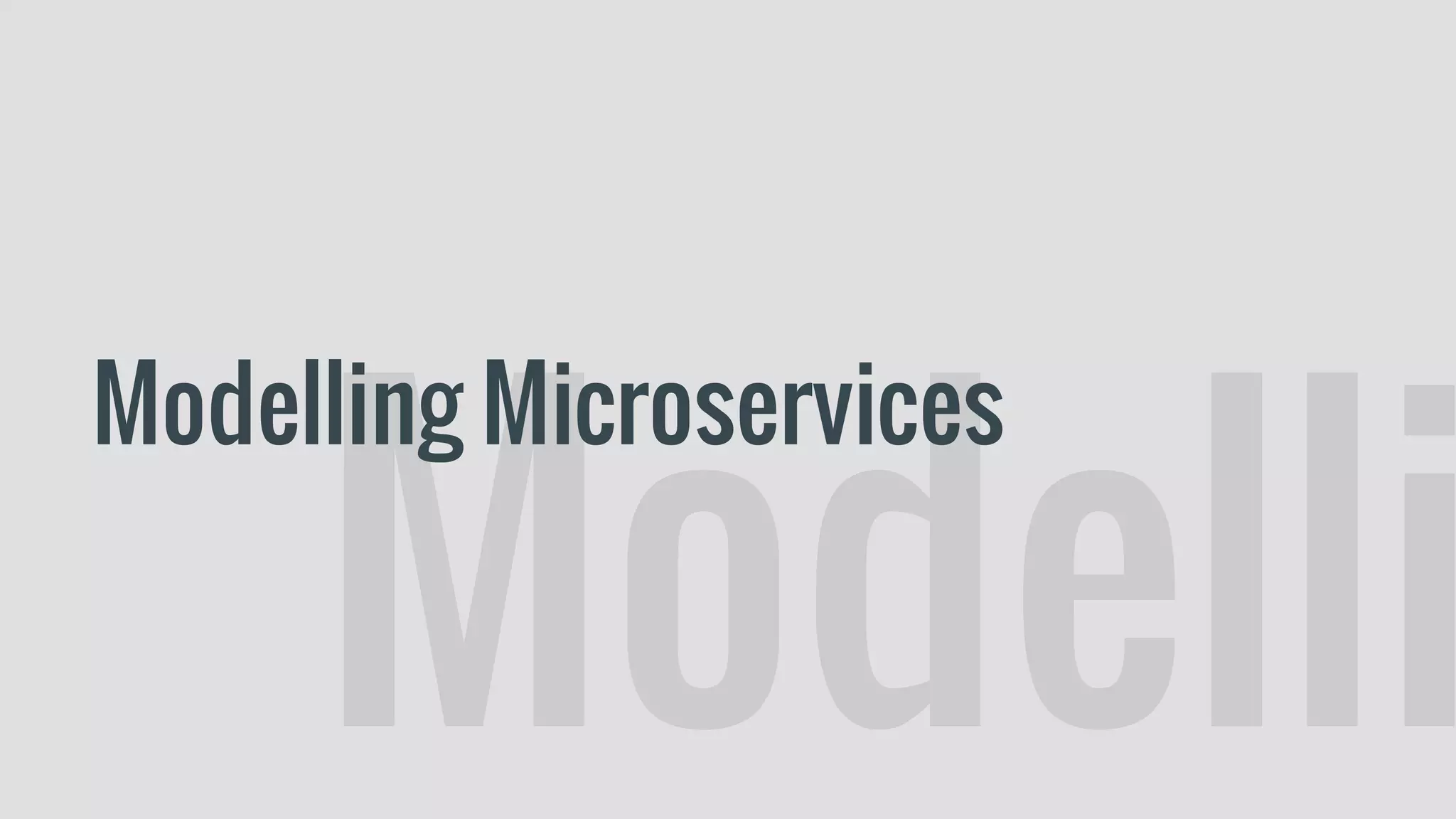 Building Microservices: Designing Fine-Grained System by Sam Newman | PPT