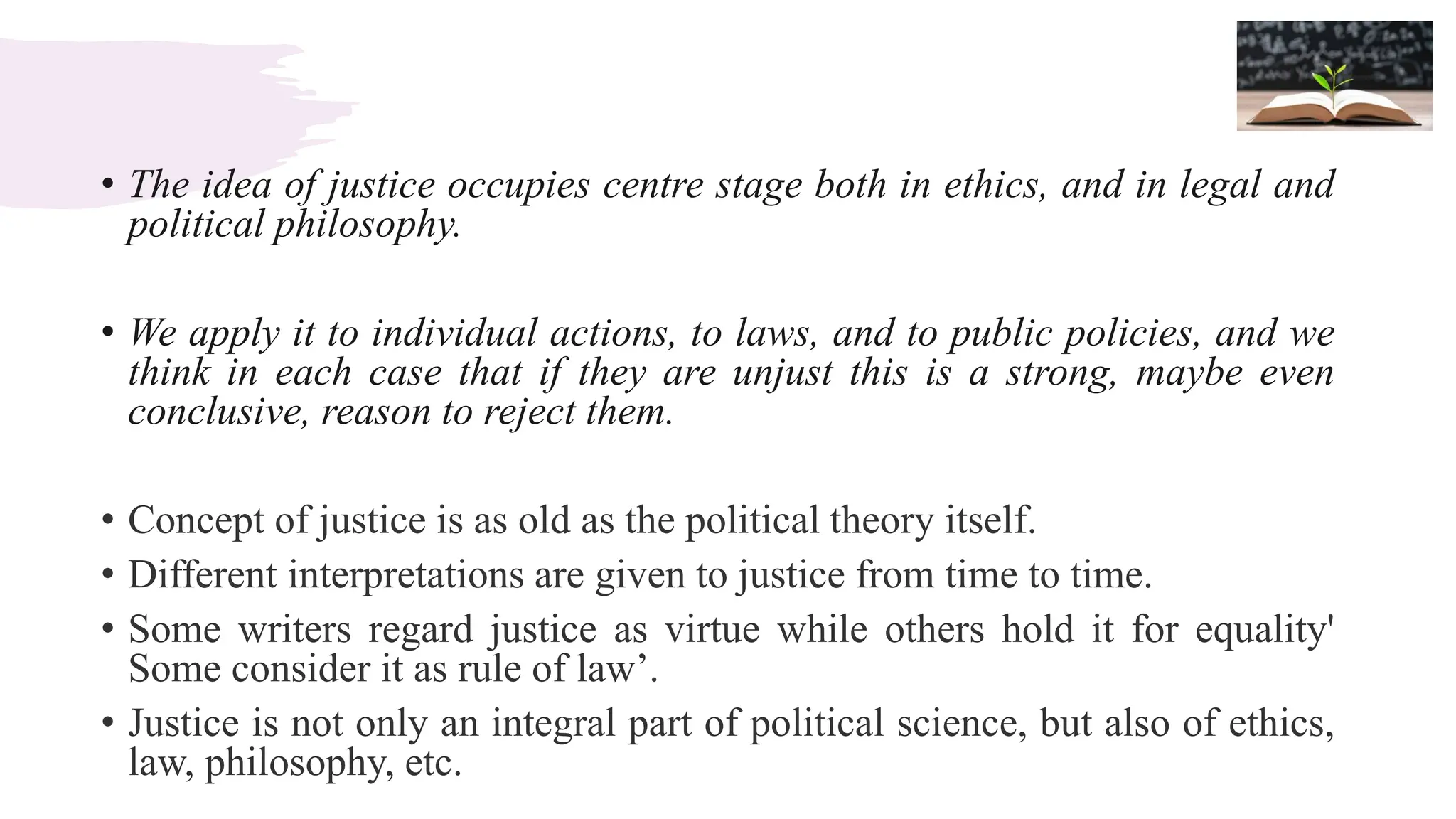 Book review - Amartya Sen's Idea of Justice | PPTX