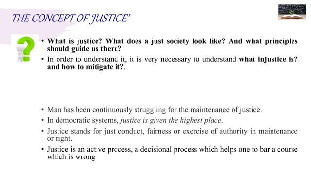 Book review - Amartya Sen's Idea of Justice | PPTX