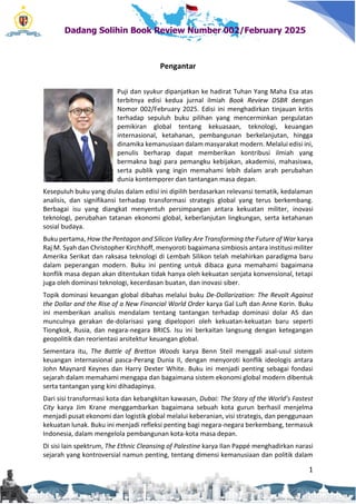 Dadang Solihin Book Review Number 002/February 2025 | PDF