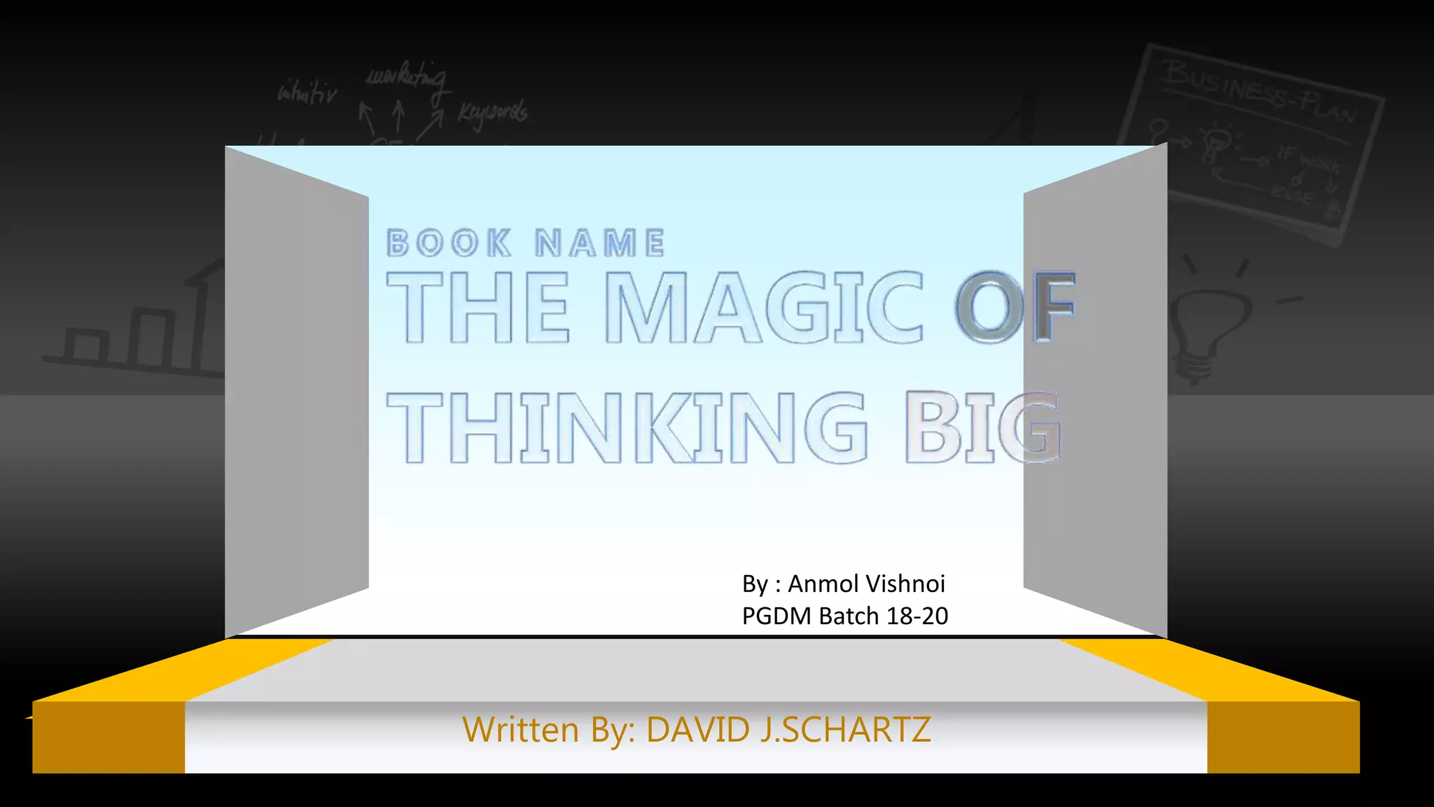 The Magic Of Thinking Big | PPT
