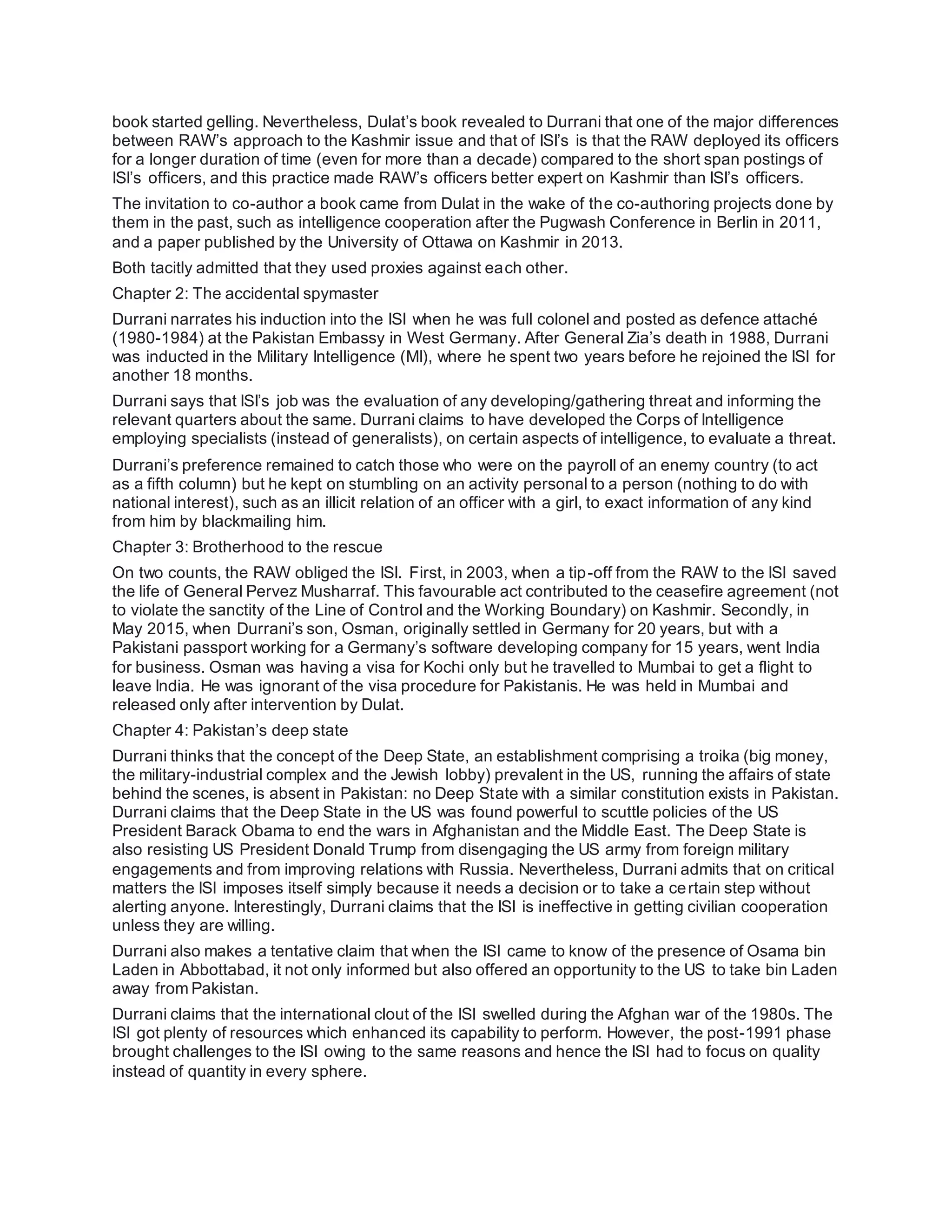 Book review by chronicles of isi raw | DOCX