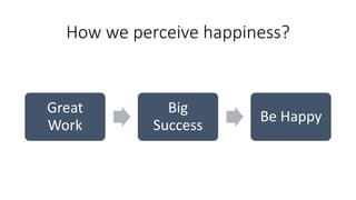 The Happiness Equation Book Review | PPT