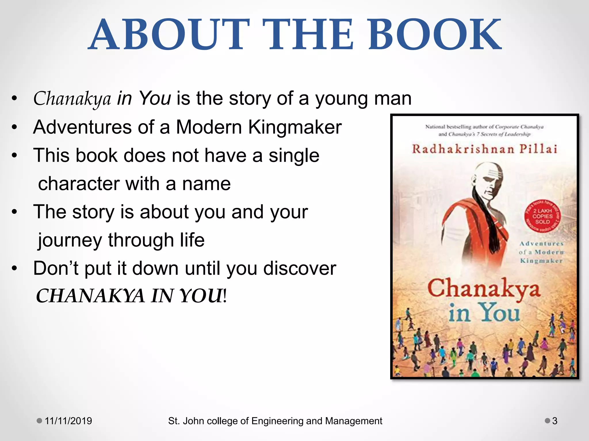 Book review chanakya in you | PPTX