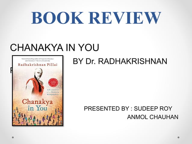Book review chanakya in you | PPTX