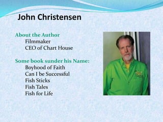 Fish Sticks by Stephen C Lundin, John Christensen and Harry Paul | PPTX