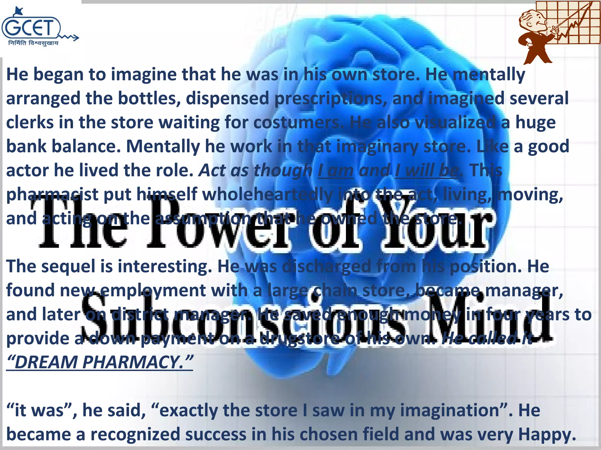 Book review - Power of your subconscious mind | PPT
