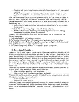 Book review of analyzing grammar an introduction | PDF