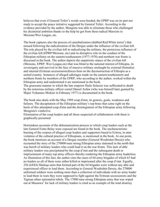 Book review of_Ethiopian regime 1974-1991 | PDF | War and Conflicts