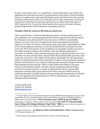 Book review of_Ethiopian regime 1974-1991 | PDF | War and Conflicts