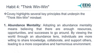 Book review of Habit 4 Think Win-Win.pptx