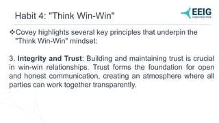 Book review of Habit 4 Think Win-Win.pptx