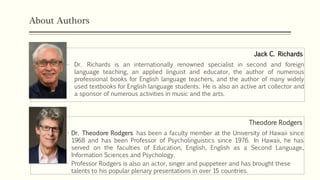 Book review on approaches and methods in language teaching | PPTX