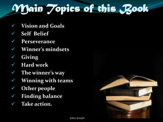 The Habit of winning - Jobin Joseph | PPTX