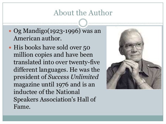 Og Mandino - Alchetron, The Free Social Encyclopedia