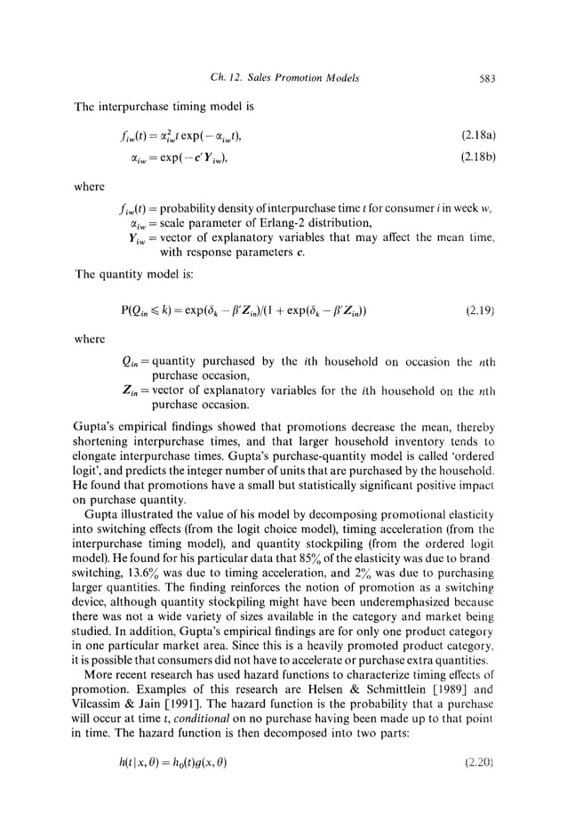 Book robert c blattberg sales promotion models | PDF