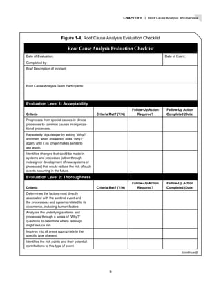 Book root cause analysis in health care compressed | PDF