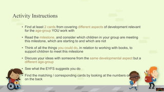 Sharing books in the Early Years (EYFS) | PPTX