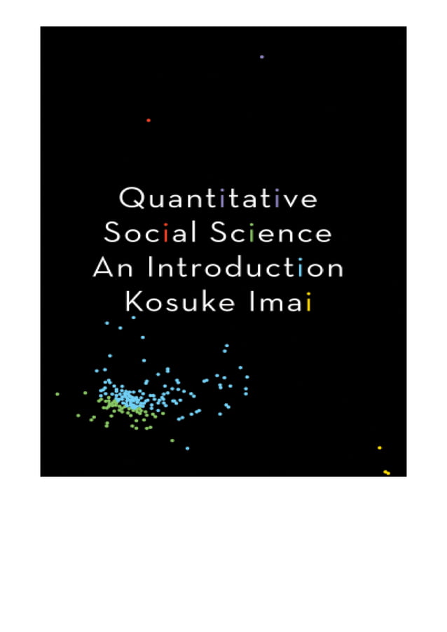 ( Books ) Quantitative Social Science: An Introduction | PDF