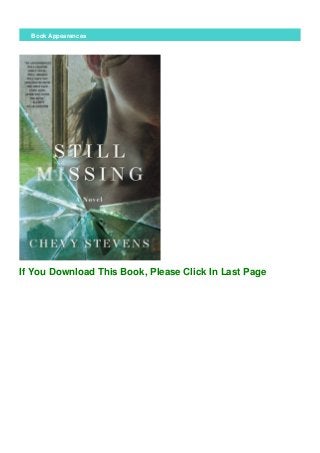 (Books) Still Missing (By Chevy Stevens)