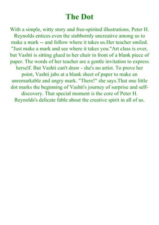 ( Books ) The Dot | PDF