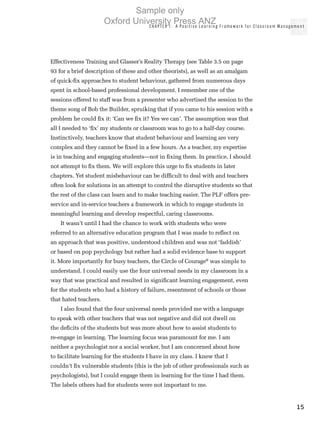 A Positive Learning Framework for Classroom Management | PDF