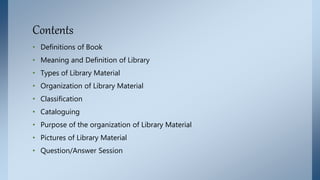 Books and libraries | PPT