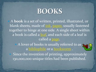 Books and newspapers | PPT