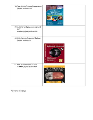 Best book for Optometry's students | PDF