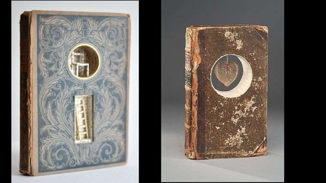 book sculpture art work on an object.pptx
