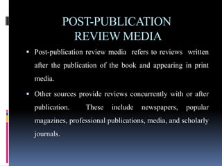 Book Selection Tools | PPTX