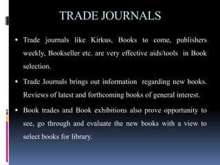 Book Selection Tools | PPTX