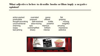 BOOKS AND FILMS C1 | PPT