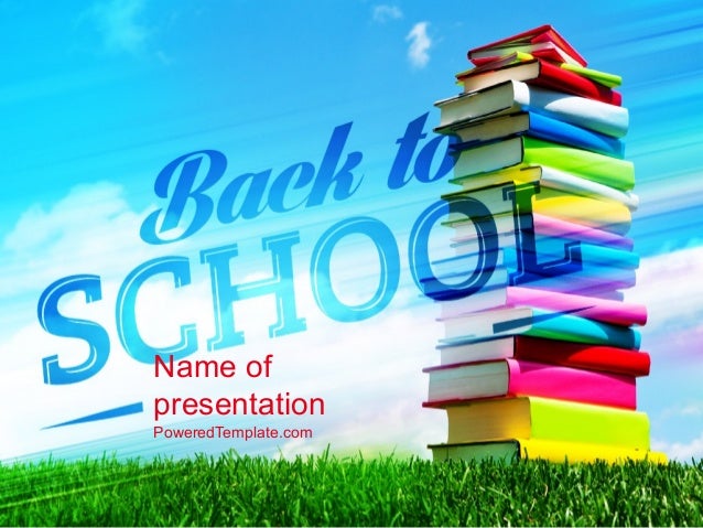 Books for Children PowerPoint Template by PoweredTemplate.com
