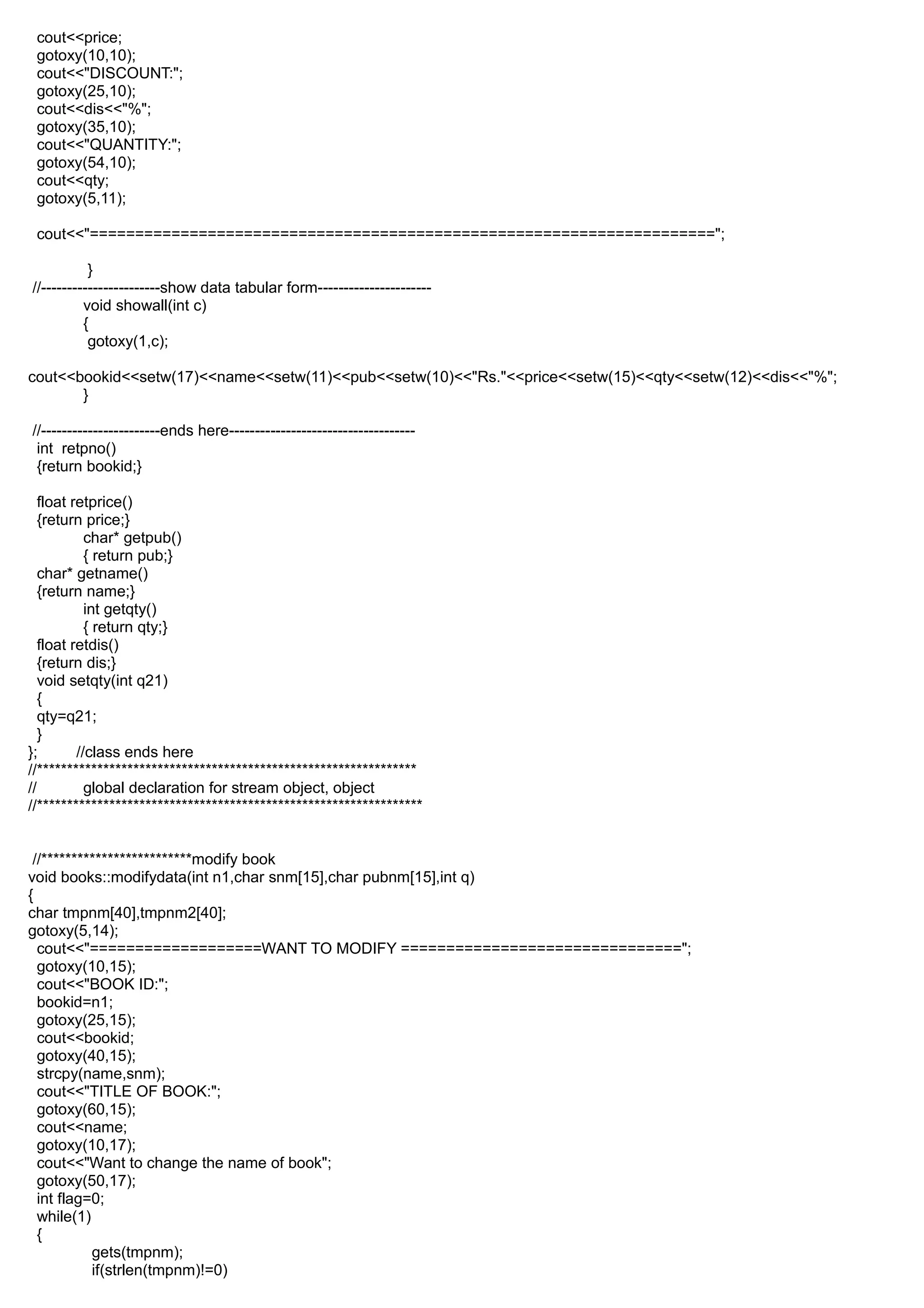 BOOK SHOP SYSTEM C++ | DOC