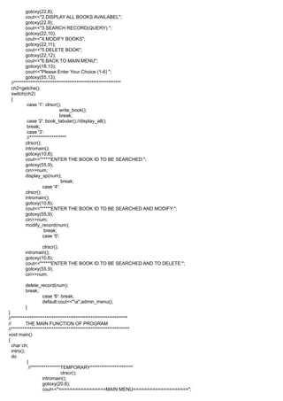 BOOK SHOP SYSTEM C++ | DOC