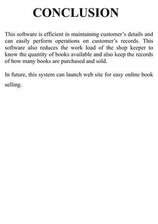 BOOK SHOP SYSTEM C++ | DOC