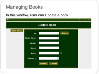 Book Shop Management System | PPTX