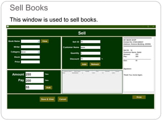 Book Shop Management System | PPTX