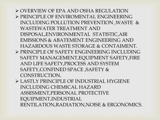 Books of occupational safety and health (osha | PPTX