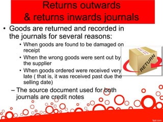 Books of oe recording transactions | PPTX