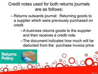 Books of oe recording transactions | PPTX