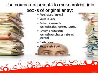 Books of oe recording transactions | PPTX