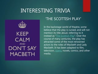 Books related to macbeth | PPTX