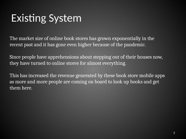 The Bookstore management system with .pptx