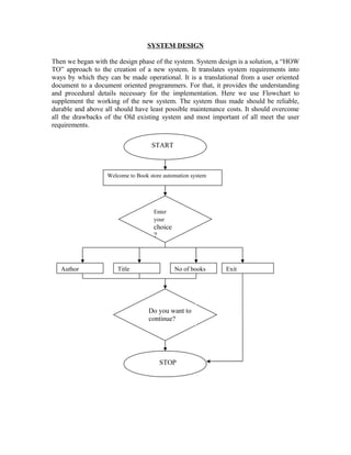 Book store automation system | DOC | Operating Systems | Computer ...