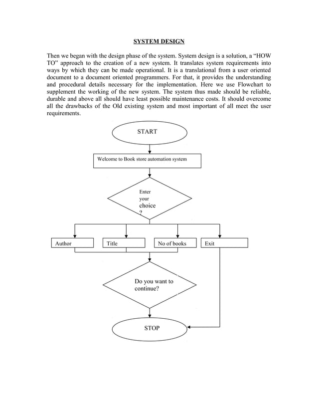 Book store automation system | DOC | Operating Systems | Computer Software and Applications