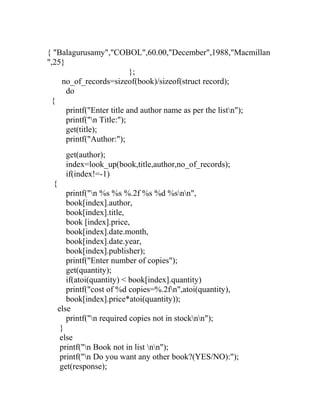 Book store automation system | DOC | Operating Systems | Computer ...