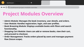 Book Store Project website mini project college | PPT